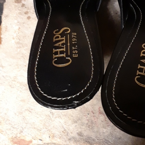 Chaps | Shoes | Chaps Leather Mules | Poshmark
